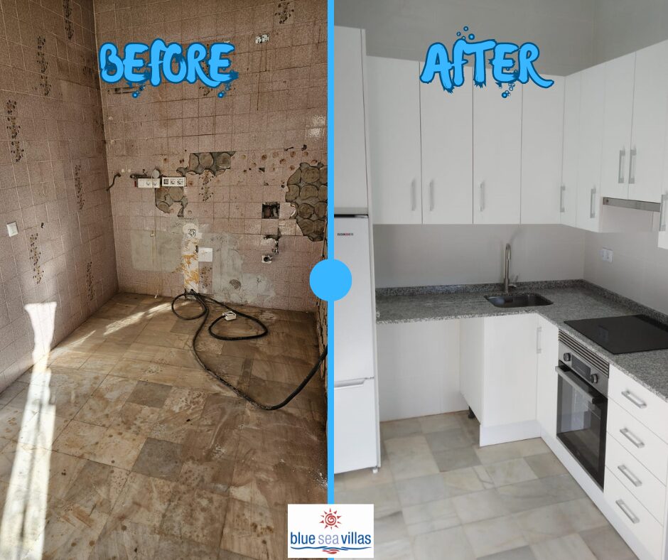 Full Kitchen Refurbishment - Blue Sea Villas